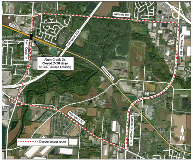 Railroad Crossing Improvement Project at Alum Creek Drive - City of Obetz